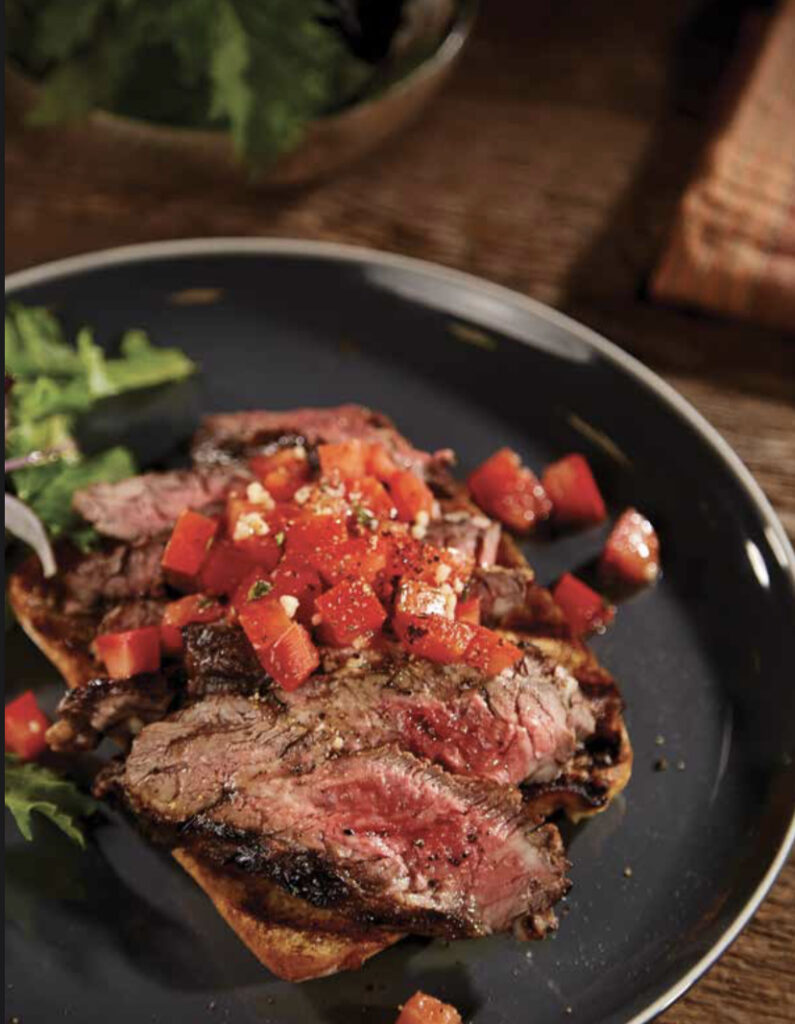 Skirt Steak & Tomato Tapenade Sandwich – Eric Theiss